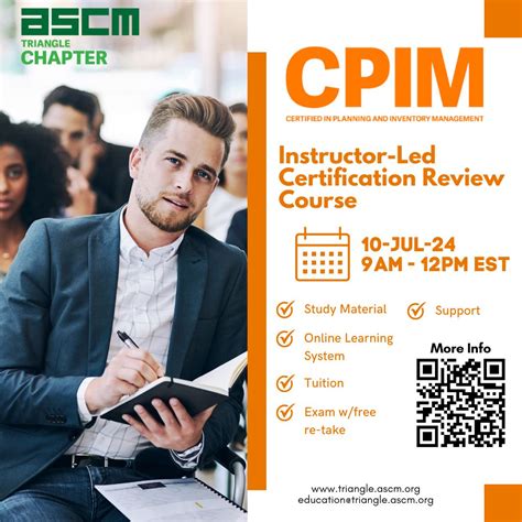 Ascm Triangle Chapter On Linkedin 🙌 Reminder About Our Upcoming Cpim Instructor Led