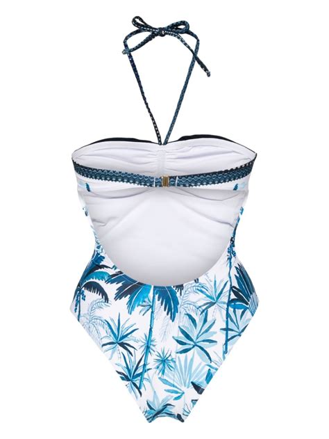 Farm Rio Dream Sky One Piece Swimsuit In White Modesens