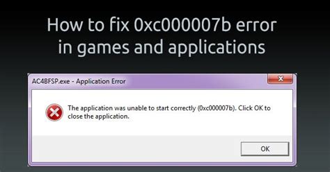 How To Fix Rainbow Six Siege Error Code 0xc000007b Digistatement