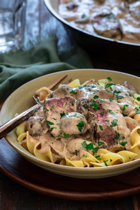 Classic Beef Stroganoff Olivias Cuisine