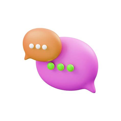 Premium Psd 3d Illustration Chat Bubble