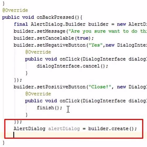Alert Dialog Example In Android
