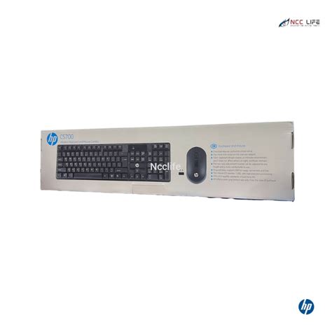 Hp Cs700 Wireless Keyboard And Mouse Combo Reliable And Ergonomic