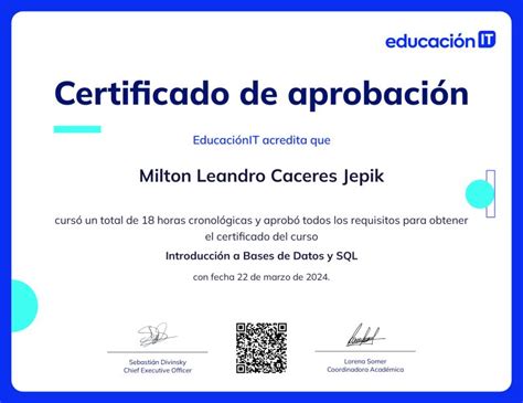 Milton Leandro Caceres Jepik On Linkedin Basesdedatos Sql Databases Mysql