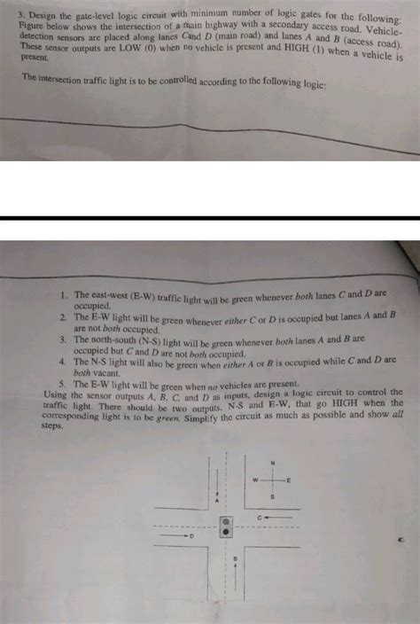 3 Design The Gate Level Logic Circuit With StudyX