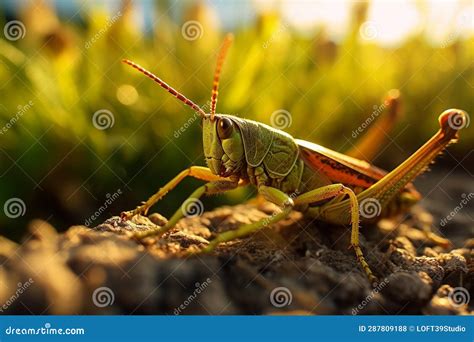 Beautiful Grasshopper Relax On Ground 1690600543376 3 Stock Illustration Illustration Of Jump