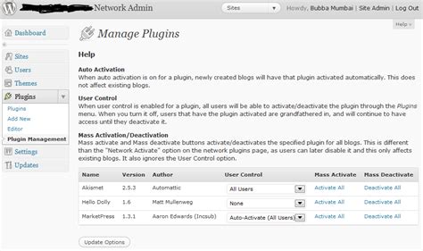 Manage Plugins