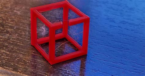 Impossible Cube Optical Illusion Stringing Bridging Calibration 20mm By Fuzzylotus