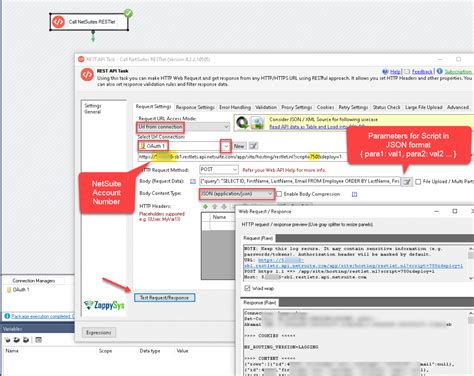 how to call netsuite restlet api in ssis odbc zappysys blog