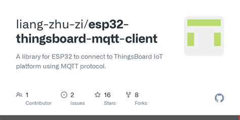 Github Liang Zhu Zi Esp Thingsboard Mqtt Client A Library For Esp To Connect To