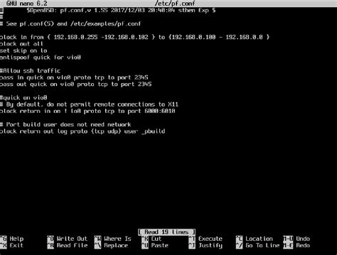 fun with packet filter r openbsd