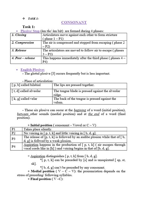 Assignment 4 Pdf Consonant Phonology