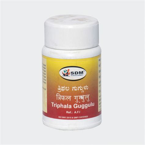 Triphala Guggulu (100Tabs) - Sdm Ayurveda - AyurCentral Online