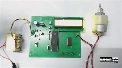 8051 Microcontroller Based Dc Motor Pwm Speed Control With Lcd Embedded Project