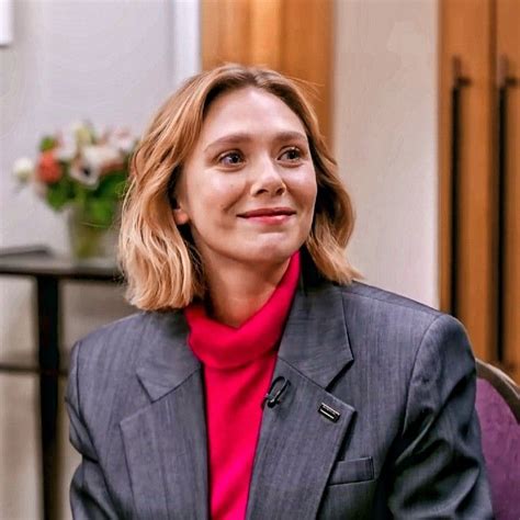 Elizabeth Olsen Short Hair Agree To Disagree Interview Wanda