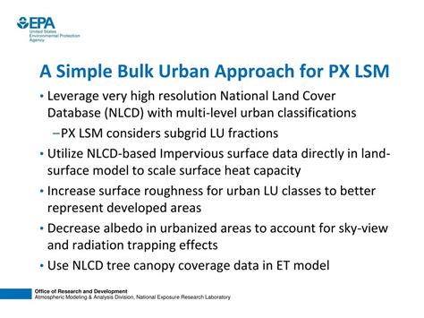 Ppt Simple Urban Parameterization For High Resolution Meteorology And