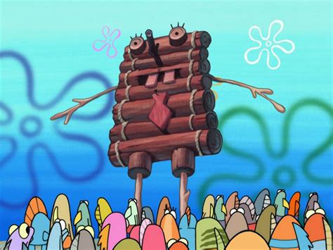 Деревянная статуя Губки Боба Губка Боб Квадратные Штаны вики Fandom