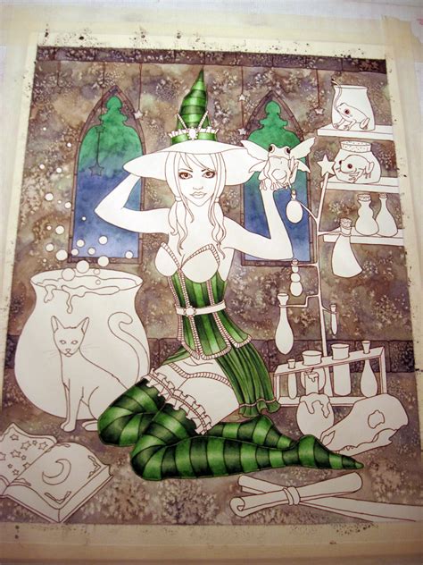 The Fantasy Art Of Nikki Burnette How To Create Clean Line Work In Photoshop