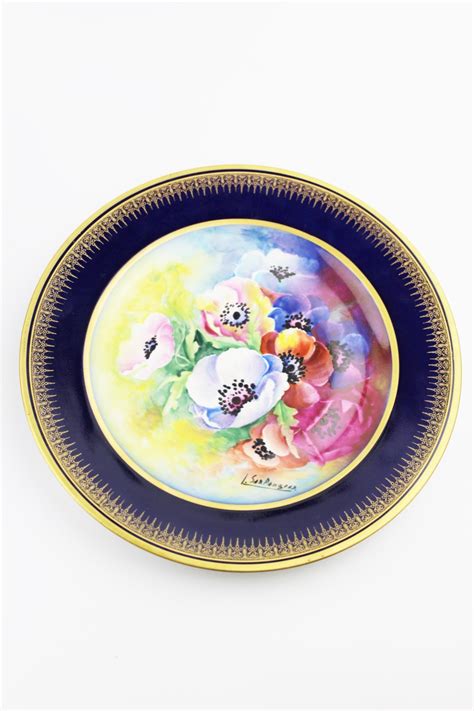 Тарелка «Цветы Limoges Интернет магазин