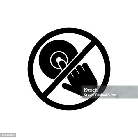 터치 하지 마십시오 아이콘을 구동 금지 기호 아이콘의 요소입니다 프리미엄 품질의 그래픽 디자인 아이콘입니다 징후 및 기호 컬렉션