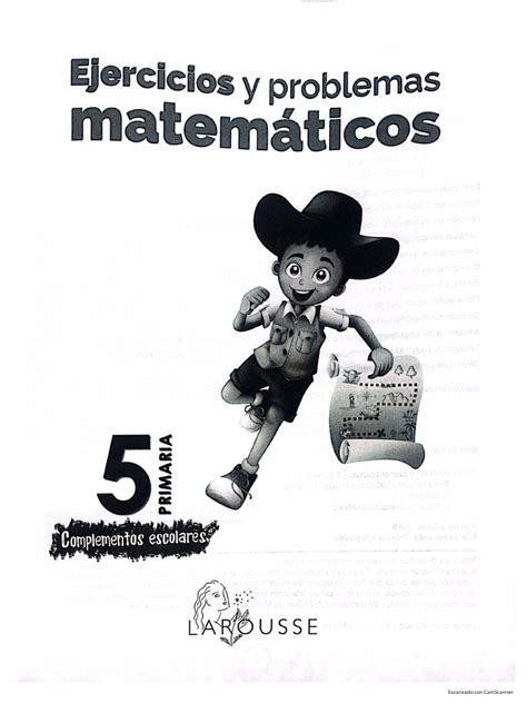 Ejercicios Y Problemas Matematicos 5°pdf Versión 1 Pdf