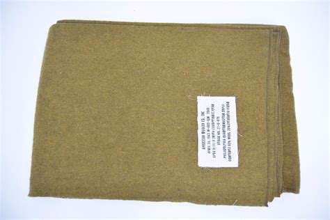 Us Army Wool Blanket Military Bedding Premium Quality Mustard Brown Ww