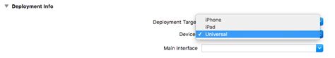 Ios Xcode Specify Orientations For Both Iphones And Ipads Under