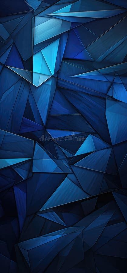 Abstract Geometry Wallpaper Bold Graphic Illustration Generative Ai Stock Illustration