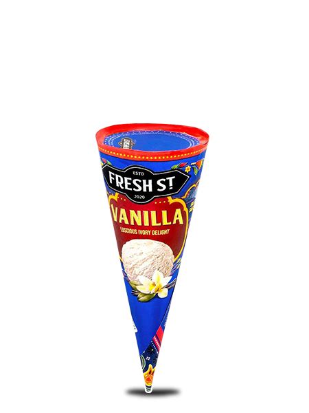Yummy Vanilla Ice Cream Cone 110ml Fresh Street Fresh St