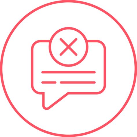 Message Delete Generic Color Outline Icon