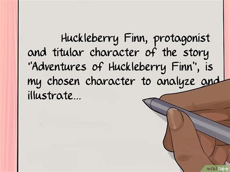 How To Write A Character Analysis