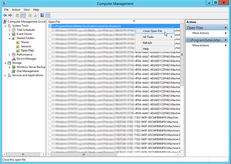 Using Computer Management To Bypass The Database Update Warning Message