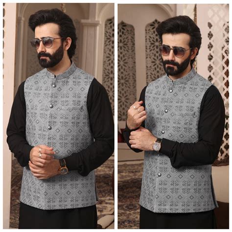 Mens Waistcoat Mens Wedding Waistcoat Pakistani Mens Waistcoat Mens Desi Wedding Outfit