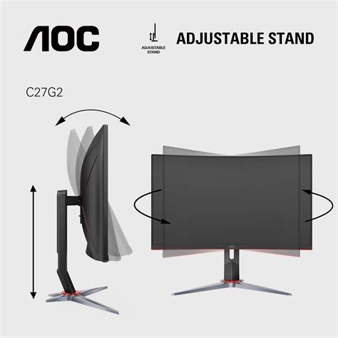AOC C27G2 27 VA Curved FHD 165Hz 1ms FreeSync Premium Gaming Monitor Computers Tech Parts