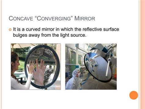 Curved Mirrors Concave And Convex Pptx 3 D Graphics Computer