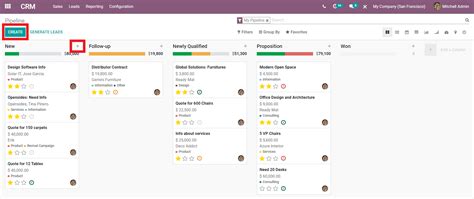 Advanced Features In Odoo CRM