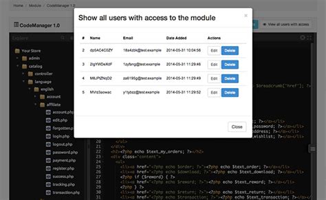 CodeManager Web Based IDE Framework For OpenCart ISenseLabs