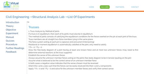 Trusses Experimenttheory · Issue 124 · Virtual Labs Archivebasic Structural Analysis Iiith