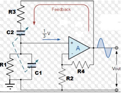 Wein Bridge Oscillator Schematic Diagram