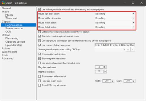 Mouse Click Action Override Autohotkey Mouse Setting Issue ShareX ShareX GitHub