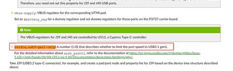 Orin NX Nano Limit USBSS To 5GBit S Jetson Orin NX NVIDIA Developer Forums