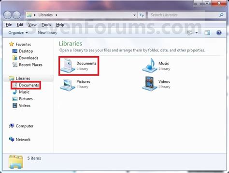 Library Hide Or Show In Navigation Pane Tutorials