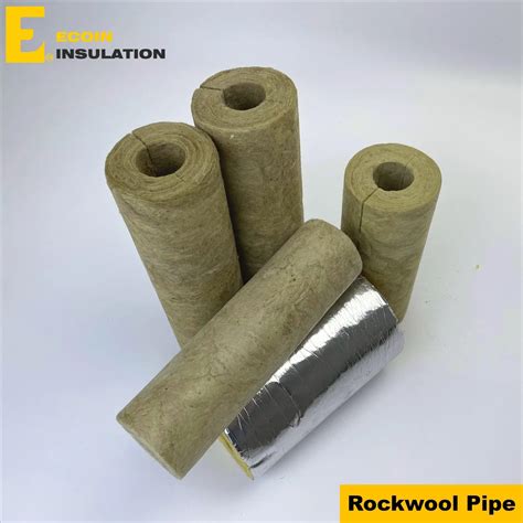 200mm Rockwool Insulation Cost Cladding Acoustic Fireproof Free Sample Rock Wool Pipe Price