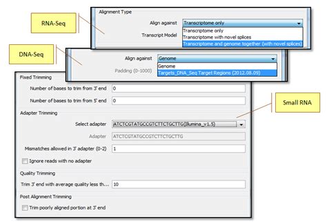 Workflow Specific Alignment Options