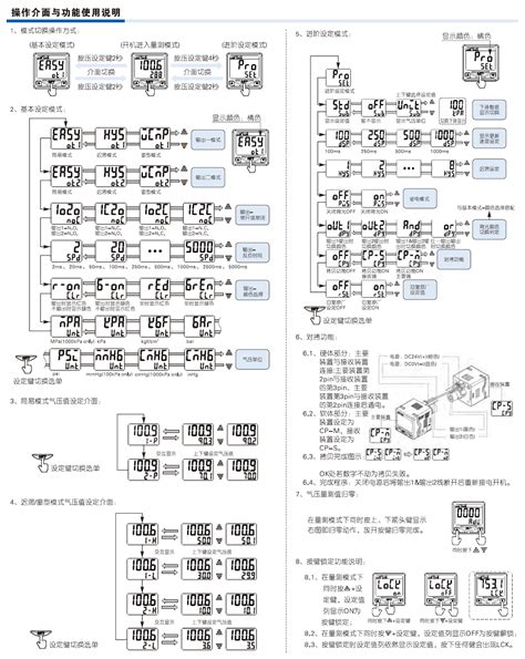 亚德客 DPS系列电子式数显压力传感器 说明书详解2 2 苏倩梁 博客园