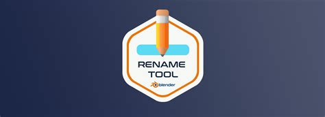 Blender Rename Tool Flippednormals