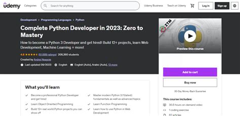 Best Free Udemy Python Courses In January