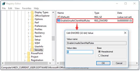 How To Restore Missing Run A Script Option In Outlook Rule