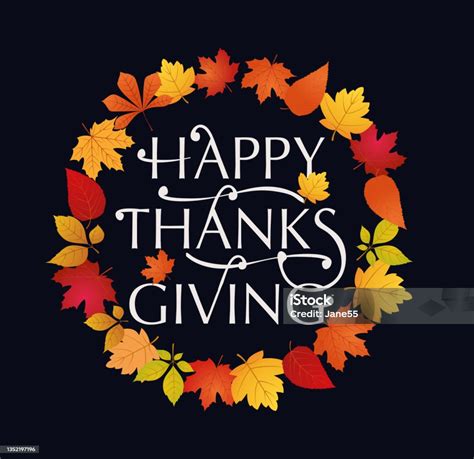 손으로 그린 해피 추수 감사절 문자 타이포그래피 포스터 엽서 아이콘 로고 또는 배지에 대한 텍스처 배경에 축하 인용 칠판에 붉은 꽃 화환벡터 서예 텍스트 10월에 대한 스톡