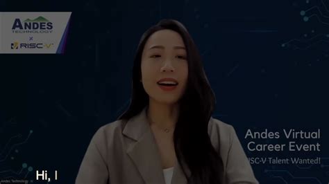 Andes Technology Corporation On Linkedin Riscv Technology Design Career Webinar Team Isa